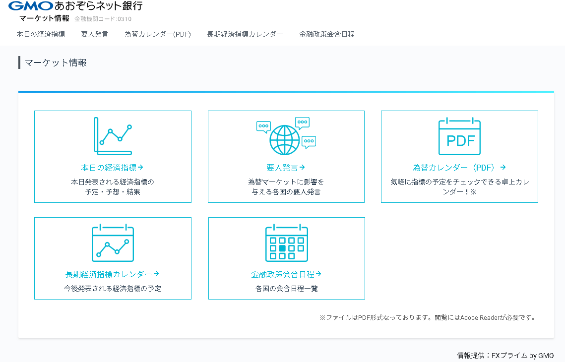 GMOあおぞらネット銀行 FXプライムbyGMOとの連携により 4月15日(月)からマーケット情報提供開始 | NEWSCAST